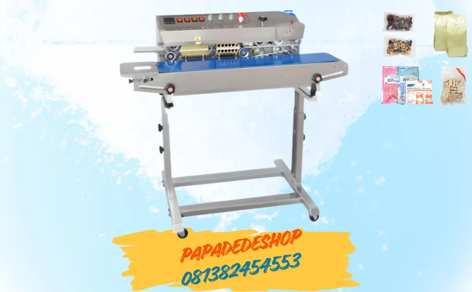 Jual Plastic Continuous Band Sealing Machine dengan Solid Ink Coding ...